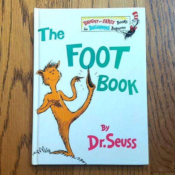 Other | Vintage The Foot Book By Dr Seuss Hardcover Childrens Book ...